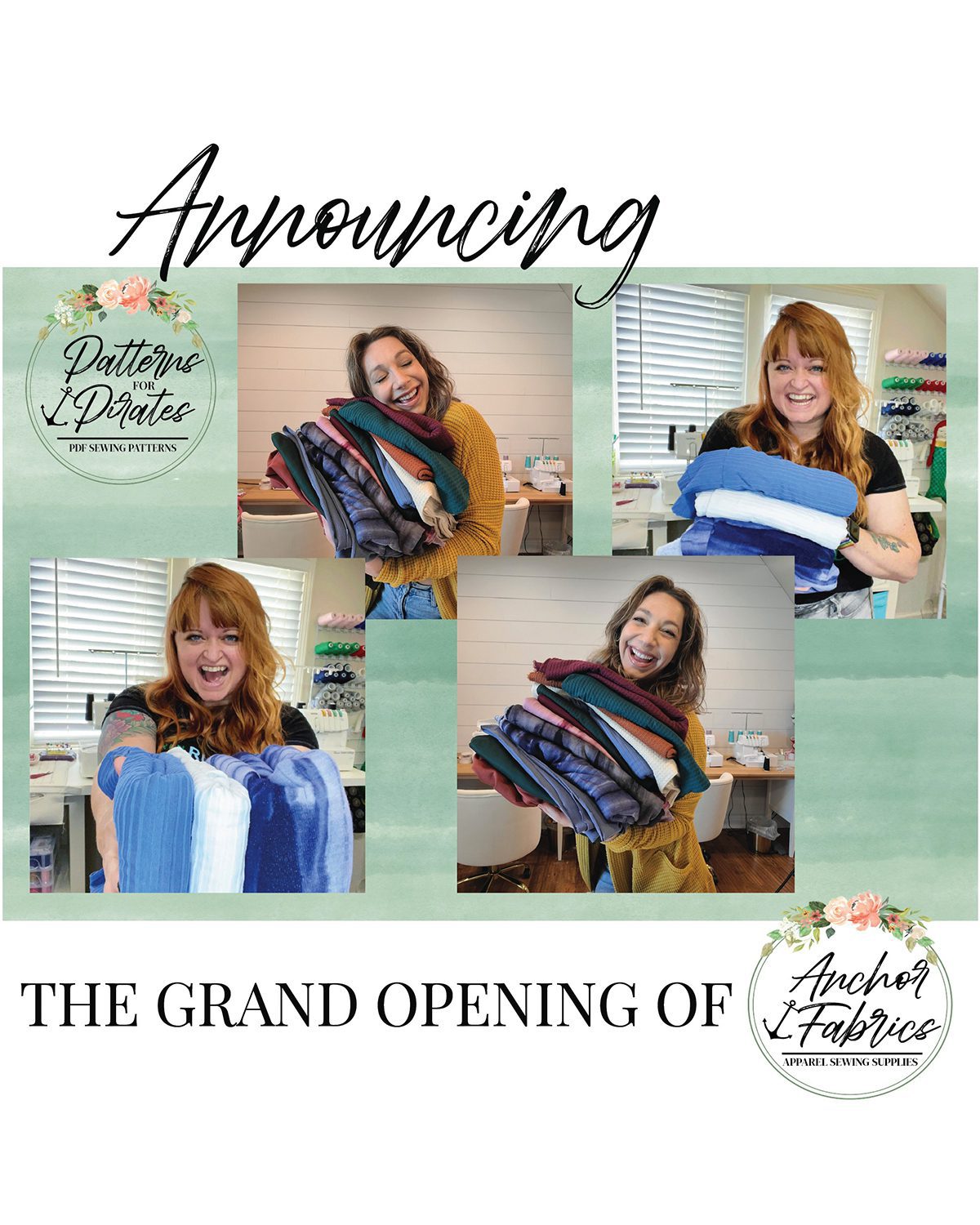 Anchor Fabrics Grand Opening! | Wild+Wanderful