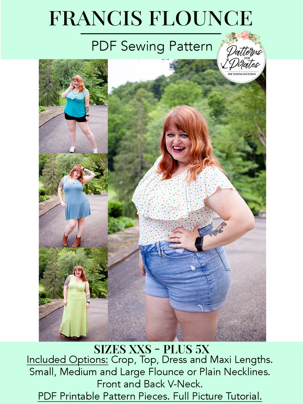 Francis Flounce by Patterns for Pirates | Wild+Wanderful