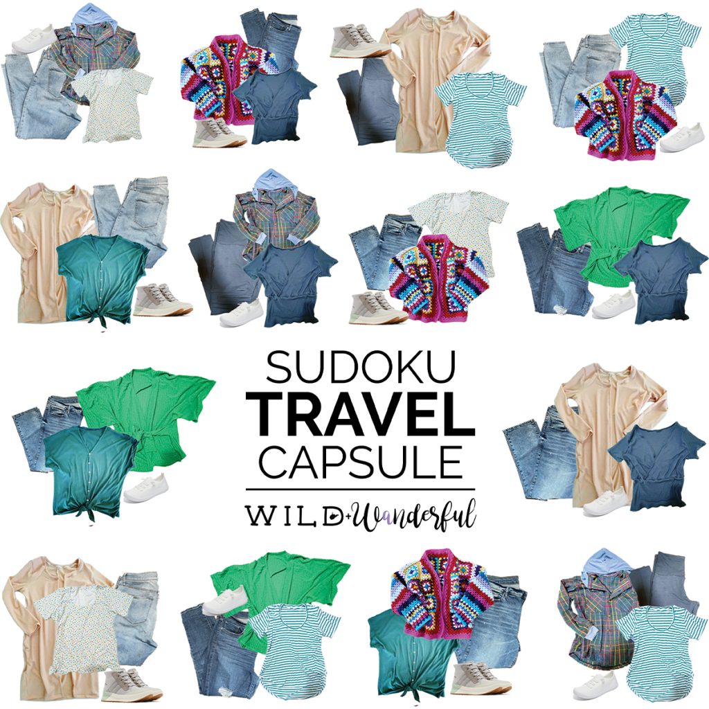 My Sudoku Travel Capsule Wardrobe + FREE Interactive Sudoku Capsule ...
